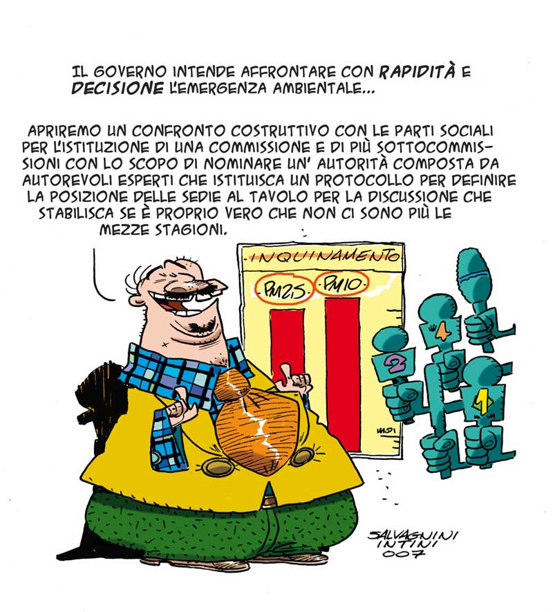 vignetta-inquinamento - Disegnatore di fumetti